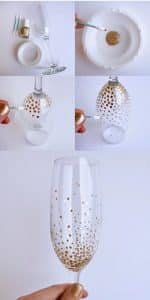 Mira como decorar copas de cristal en casa para tus fiestas