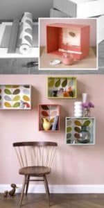 Creativas maneras de hacer repisas con cajas de madera