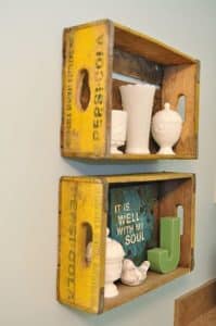 Creativas maneras de hacer repisas con cajas de madera