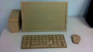 Los 5 pasos de como hacer una computadora de cartón