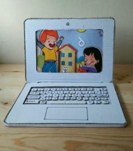 Los 5 pasos de como hacer una computadora de cartón