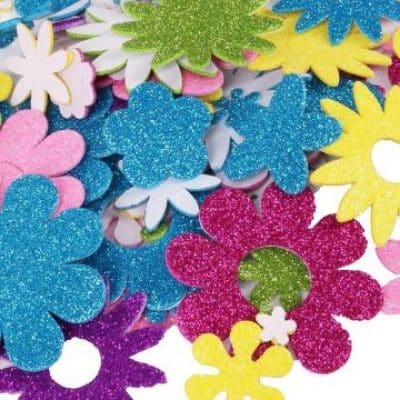 4 faciles manualidades con foami escarchado