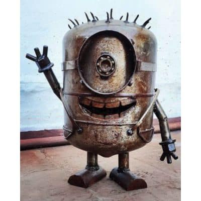 Esculturas y arte en metal reciclado 6 diseños