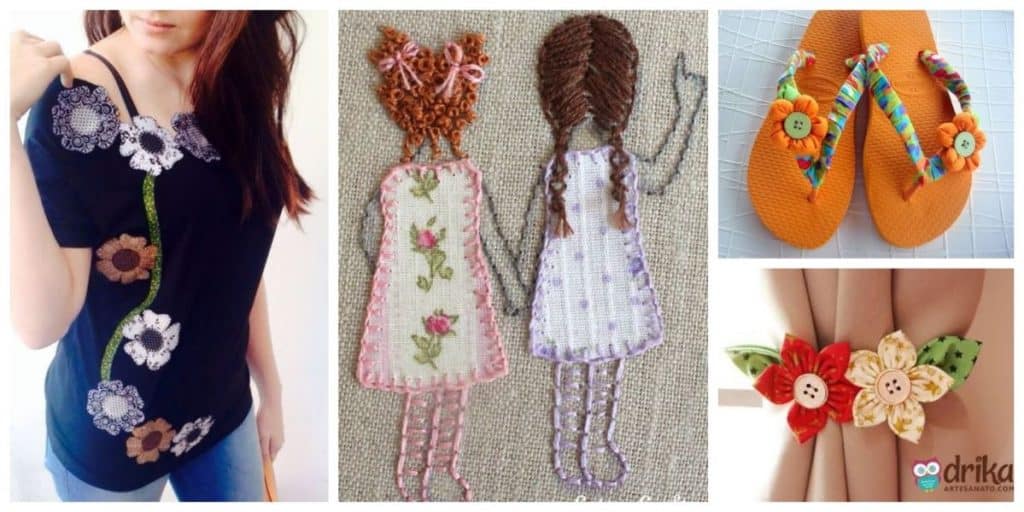 5 creativas manualidades con retazos de tela sencillas