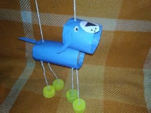5 pasos para títere con tubo de papel higiénico creativo